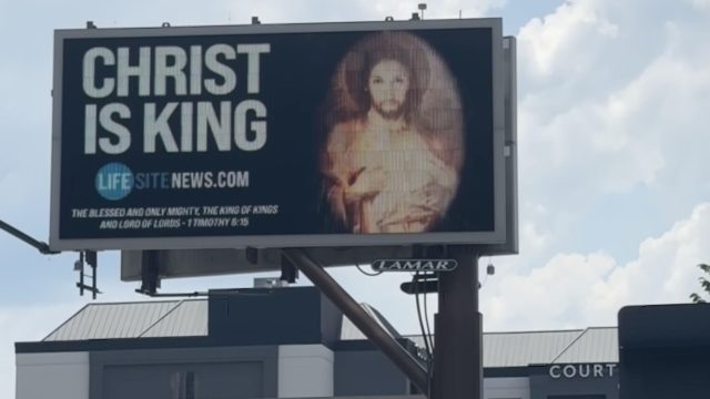 Help sponsor Christ is King billboards across the USA – LifeFunder